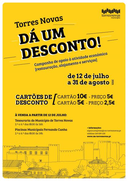Torres Novas | Município promove campanha “Torres Novas Dá um Desconto” | EOL - EntroncamentoOnline